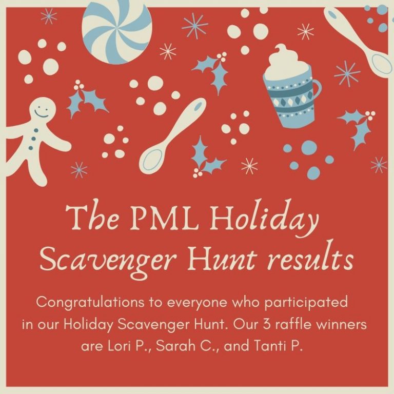 Holiday Scavenger Hunt is done! | Library Blog 📚 Pollard Memorial Library
