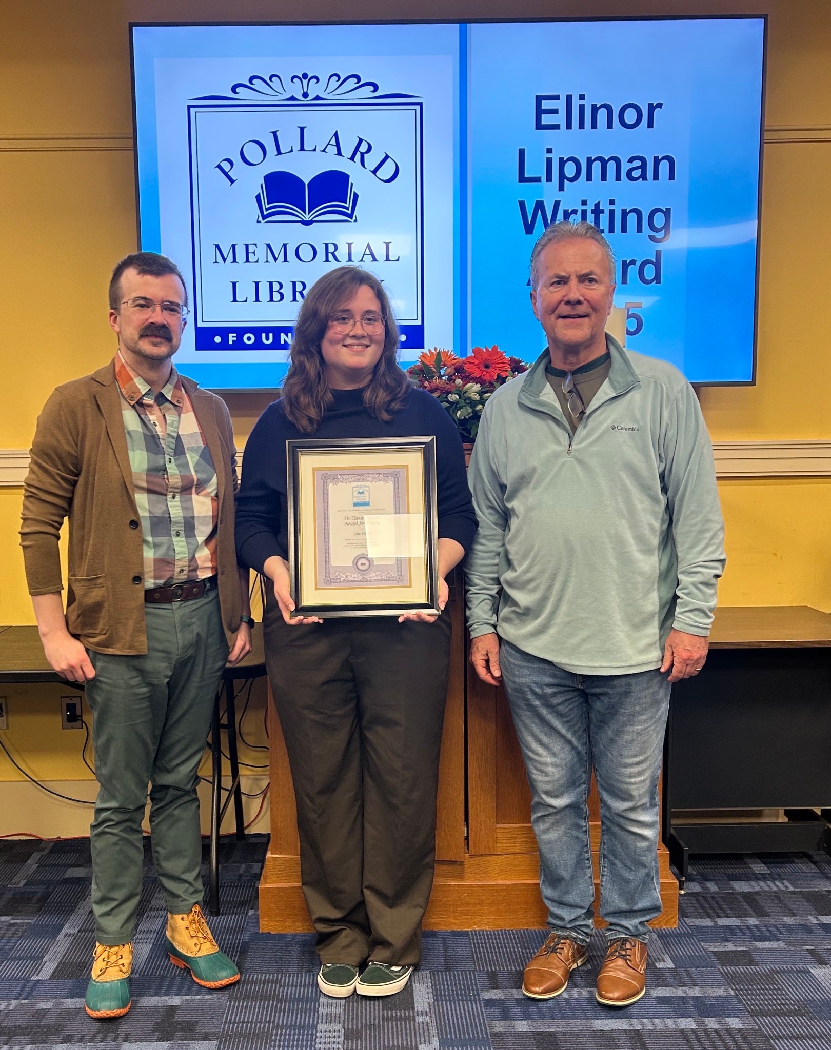 Elinor Lipman Award Winners 📚 Pollard Memorial Library